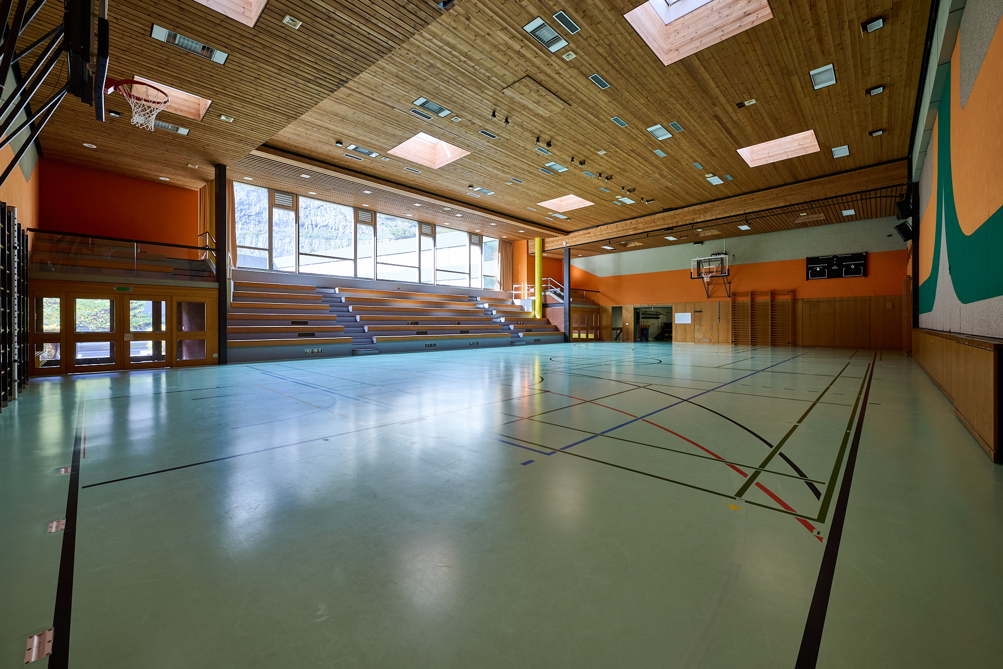 Salle polyvalente du Centre Sportif Scolaire - Commune de Saint-Maurice